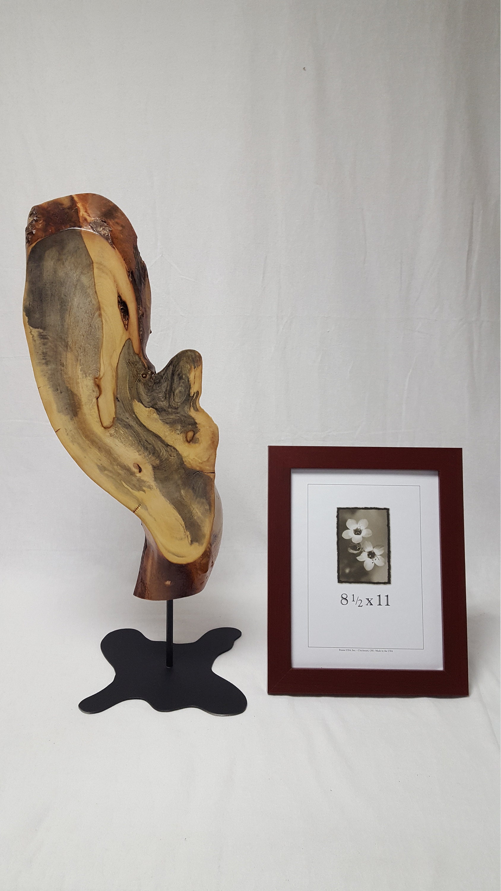 Art & Collectibles Art Objects Sculpture Buckeye Burl Tabletop Wood ...