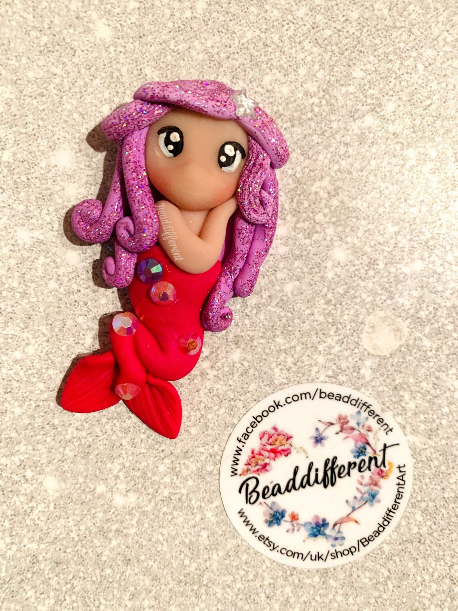 Polymer Clay Mermaids Dolls Embellishments | Etsy