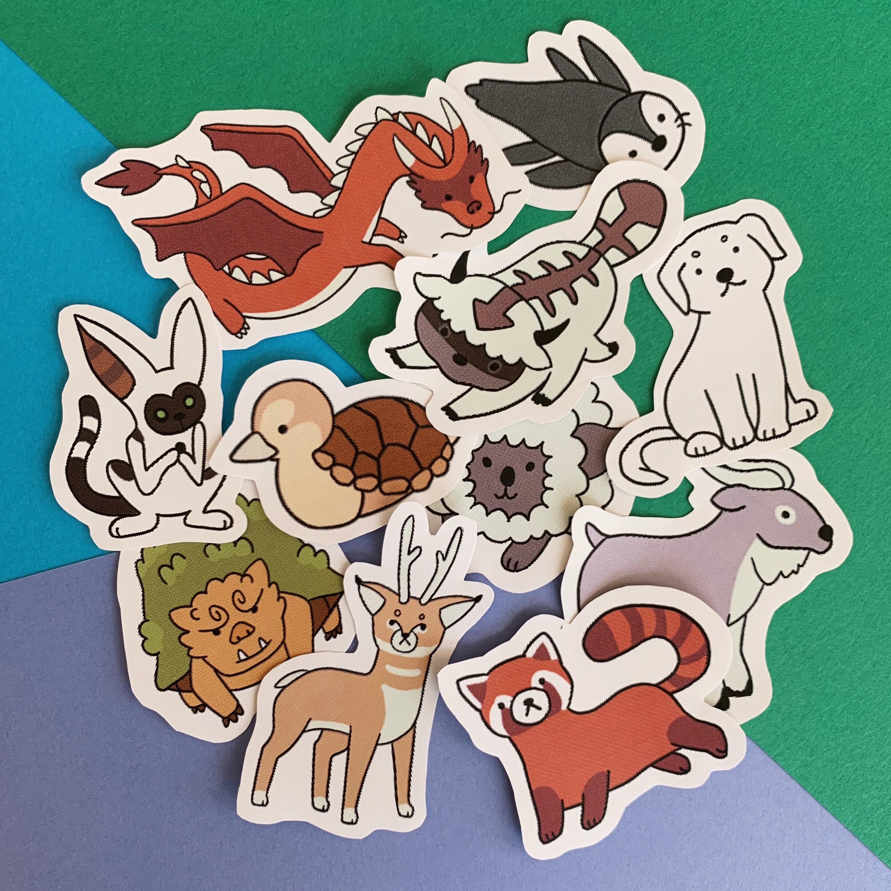 Embellishments ATLA Stickers laptops Avatar Animals Stickers Matte ...