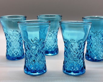 Blue Cordial Glasses | Etsy