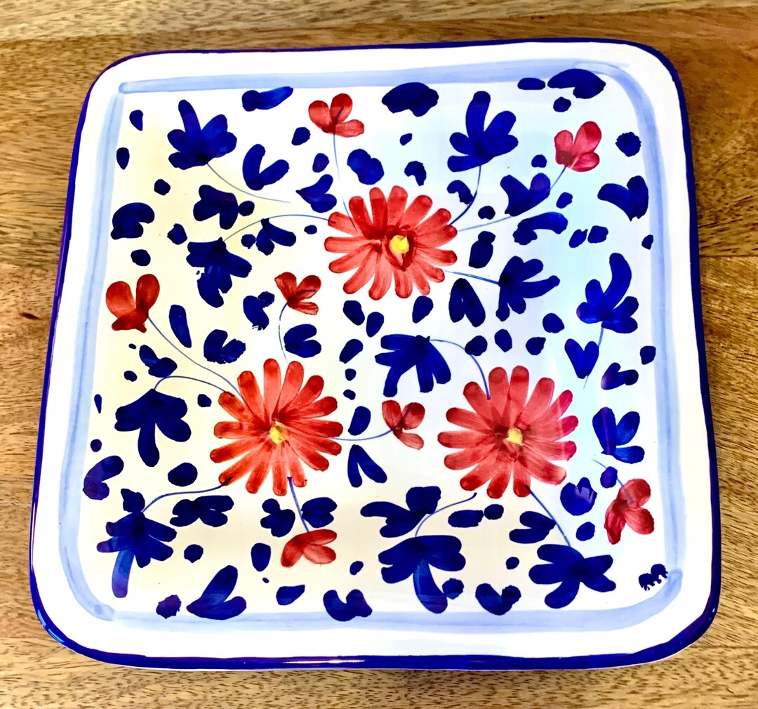 Sambuco Mario Italy Hand Painted Wall Plaque - Etsy