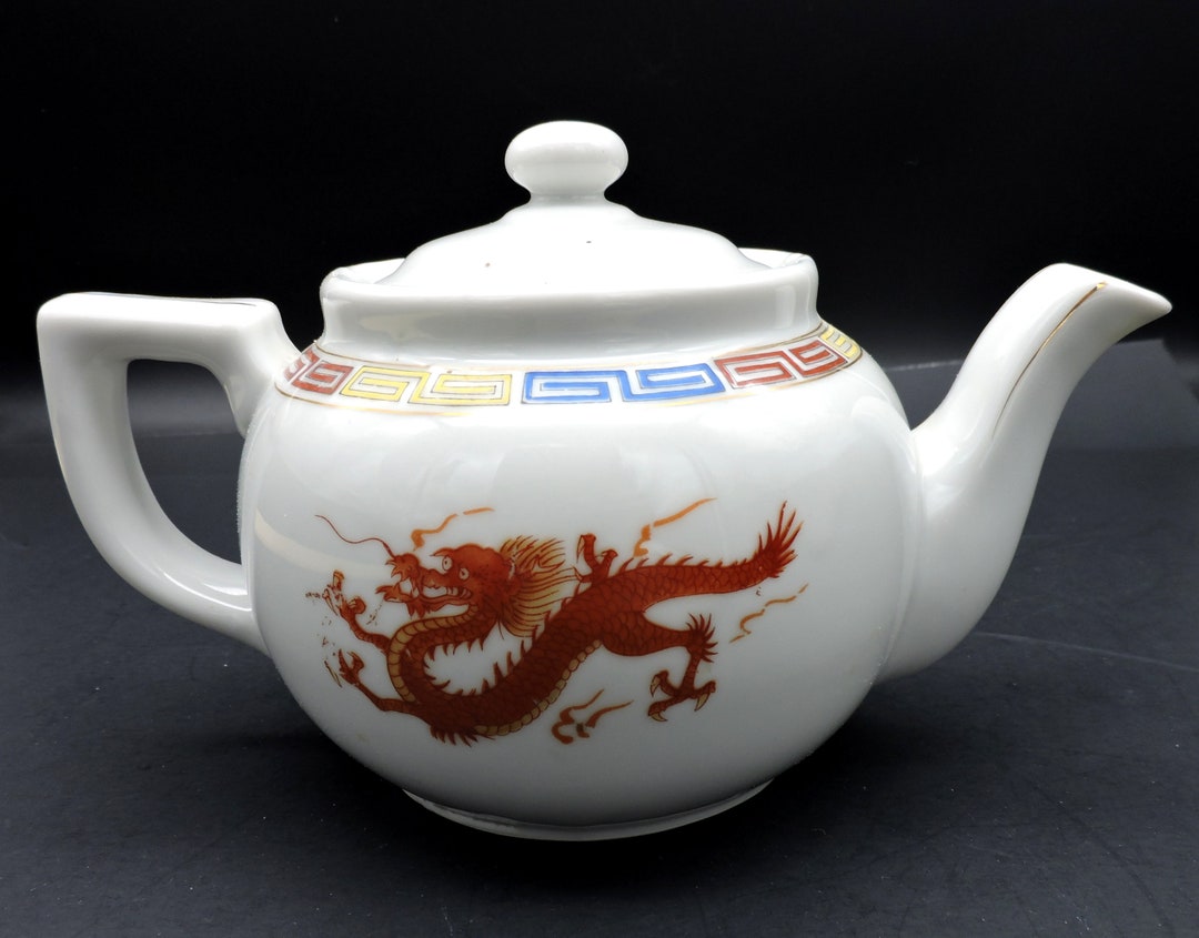 Vintage Japanese Porcelain Dragon Ware Lidded Teapot - Etsy