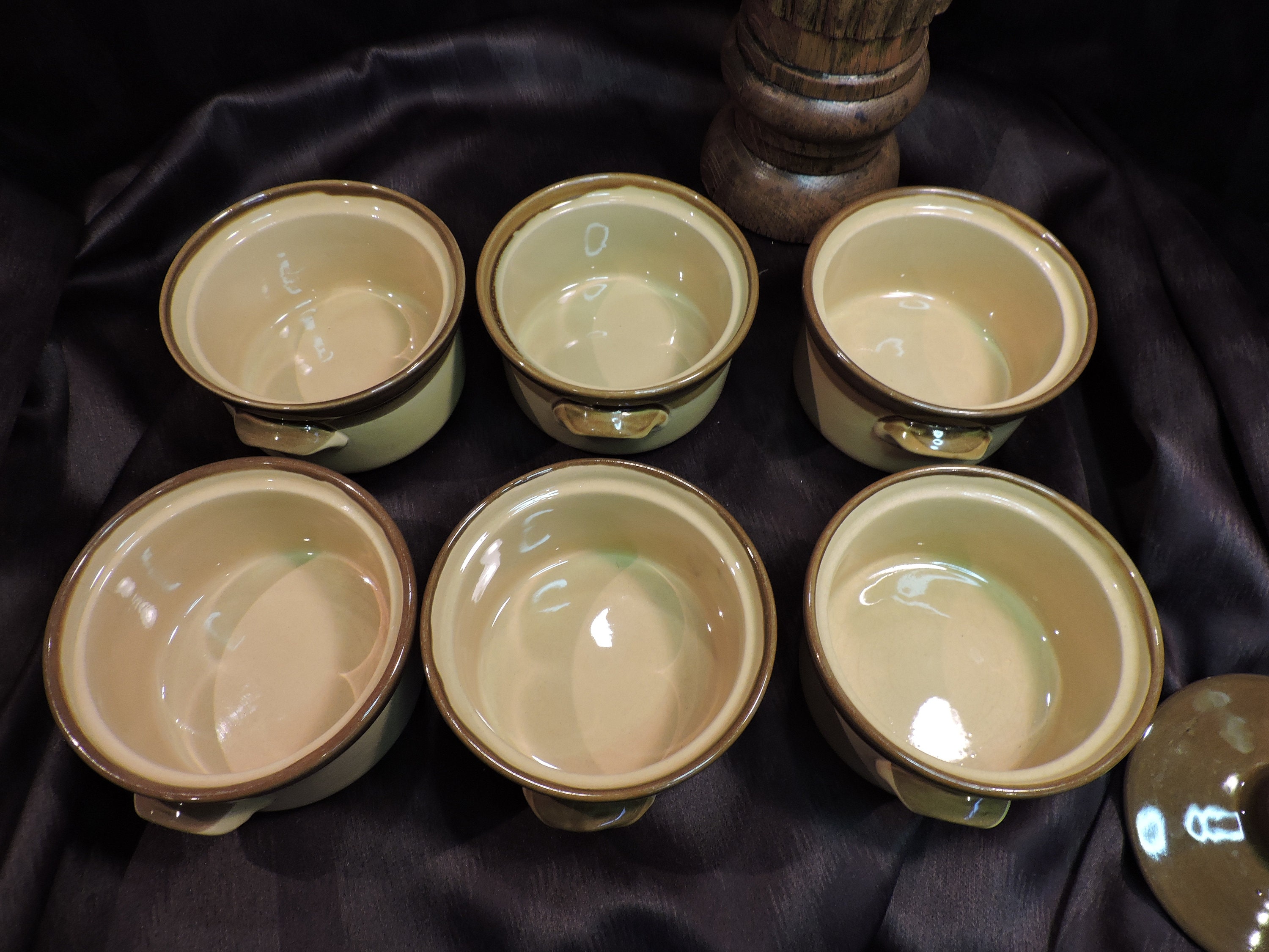 Set of 6 Vintage T. G. Green Ltd. Stoneware Granville Brown - Etsy