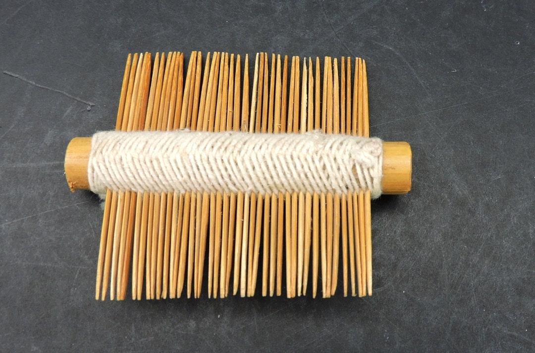 Vintage Bamboo Double Sided Nepalese Comb Antique Hair Comb - Etsy