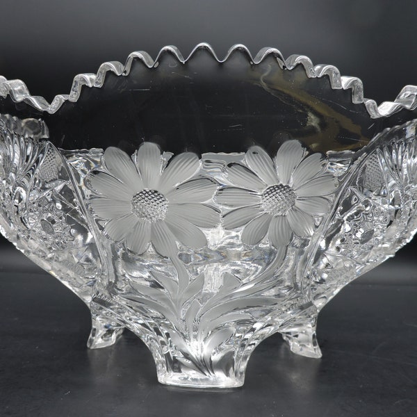 Daisy Pattern Cut Glass - Etsy