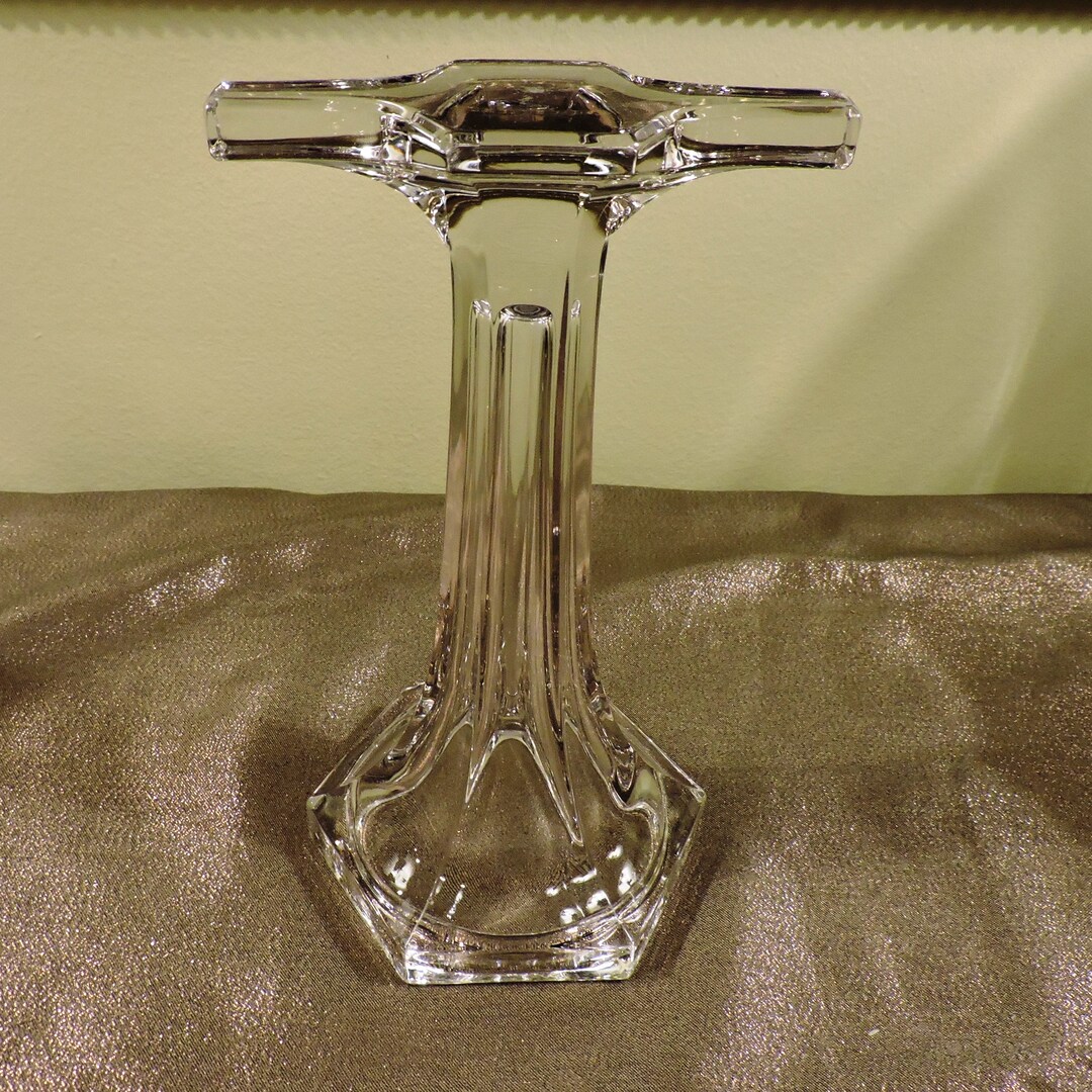RARE Antique Art Deco Glass Risers Pillar Shelf Supports - Etsy