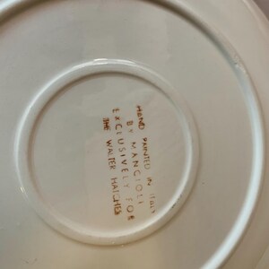 Mancioli Hand Painted in Italy Exclusively for the Walter Hatches ...