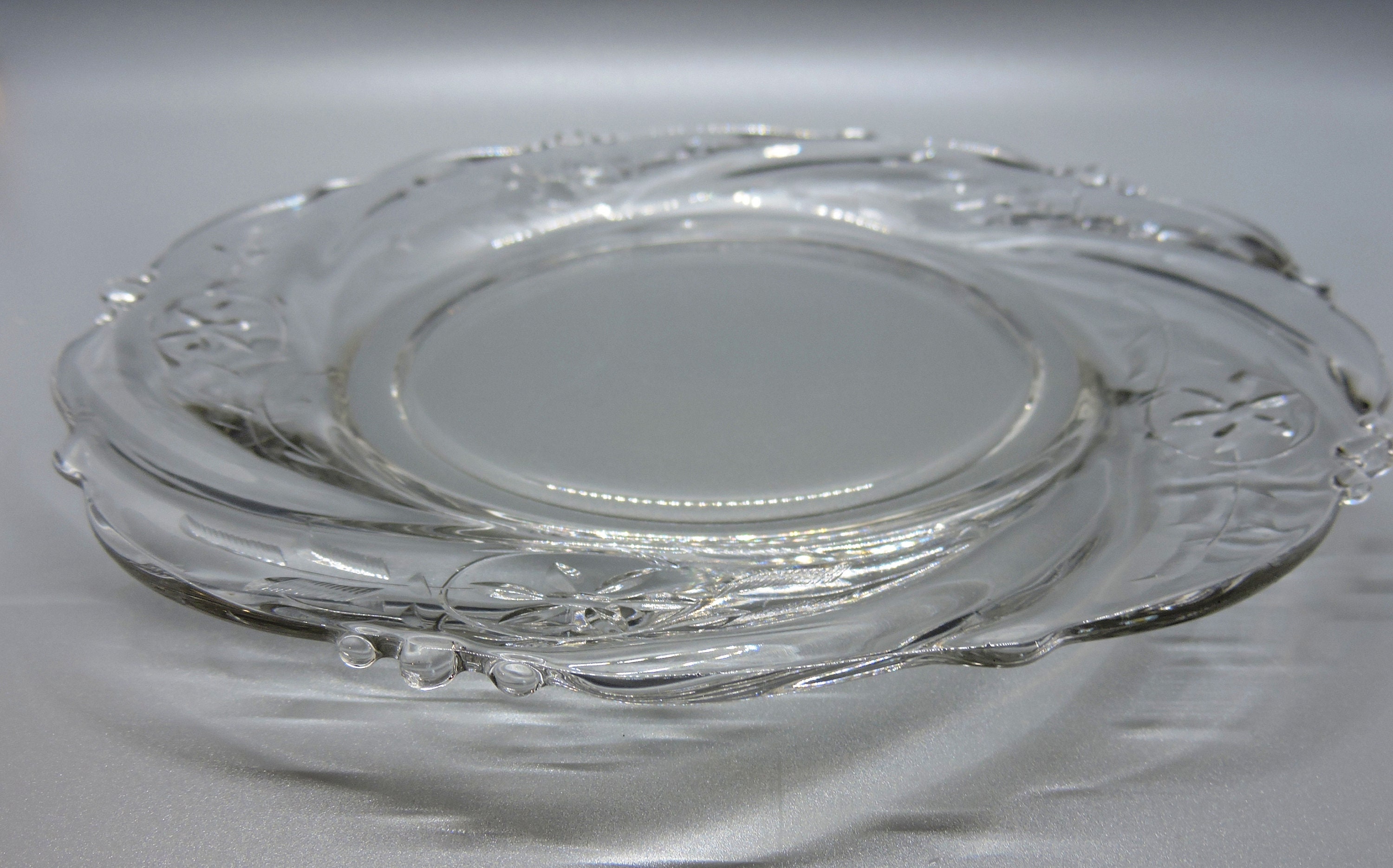 Set of 11 A. H. Heisey Narcissus Pattern Cut 965 Clear | Etsy