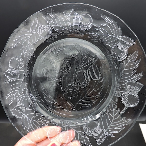 Scottish Thistle Glass - Etsy