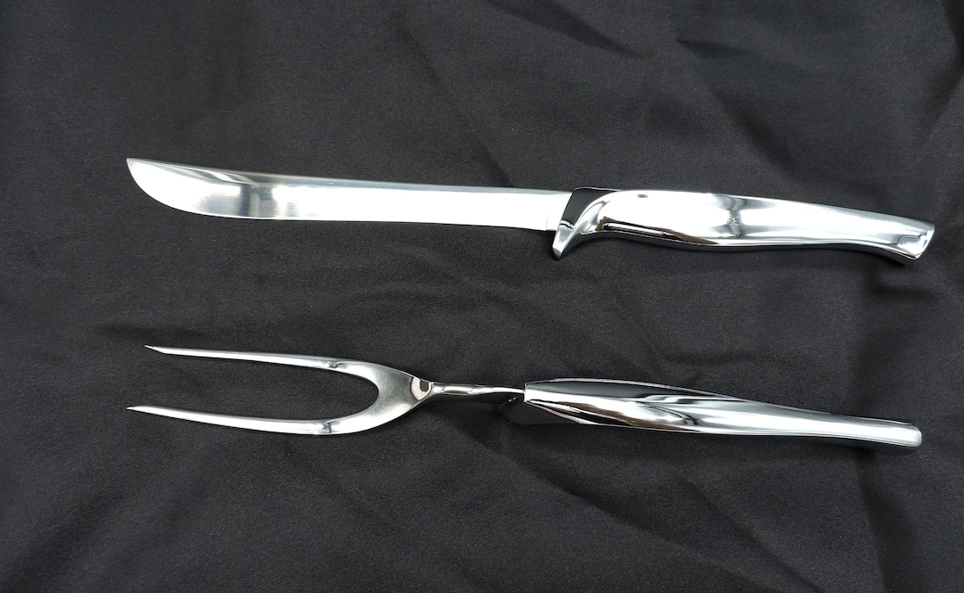 Vintage Carvel Hall Great Blades USA 2 Piece Stainless Steel Carving ...