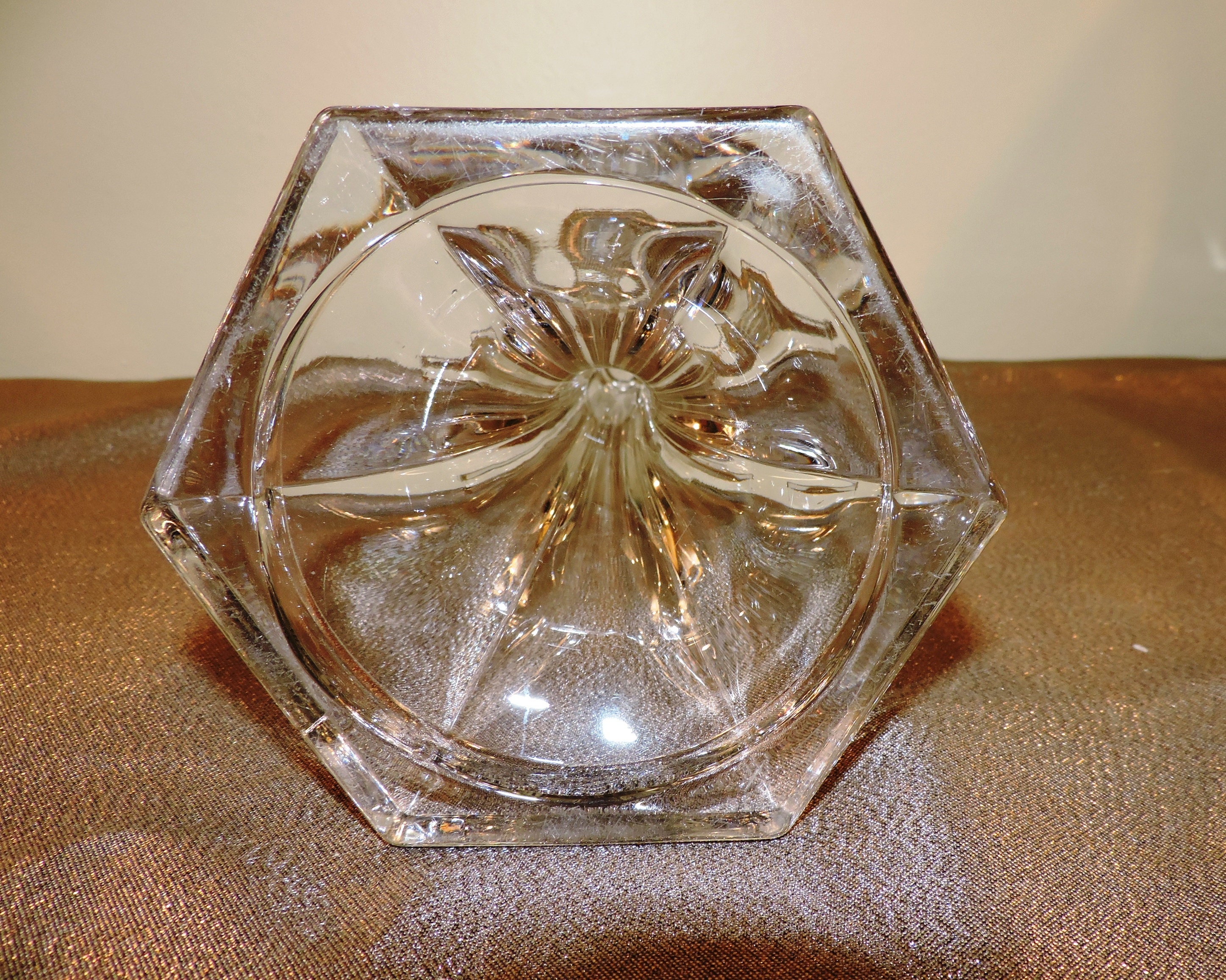 RARE Antique Art Deco Glass Risers Pillar Shelf Supports - Etsy