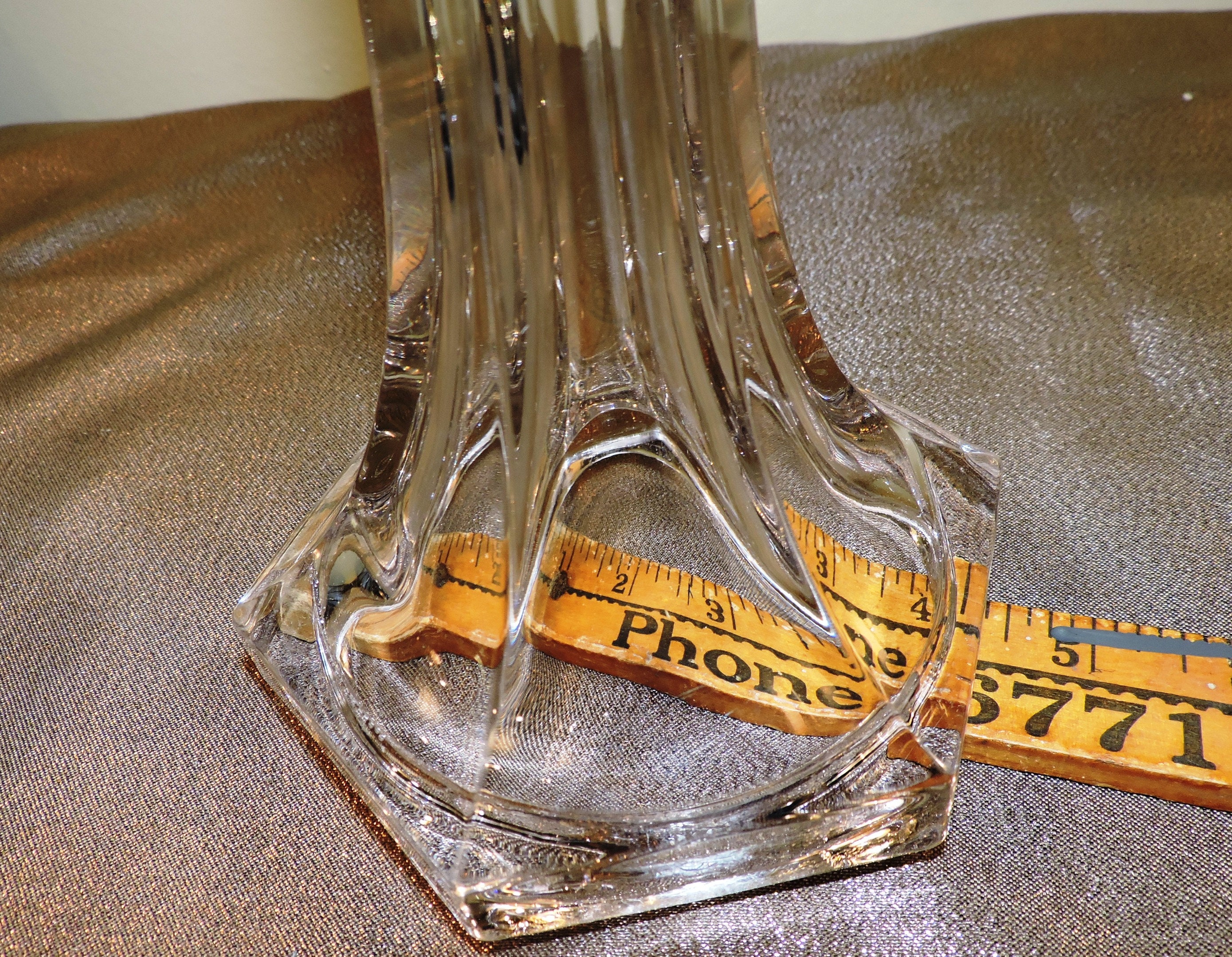 RARE Antique Art Deco Glass Risers Pillar Shelf Supports - Etsy