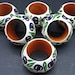 Hand Painted Made in India Wood Napkin Rings Set of 6 - Etsy