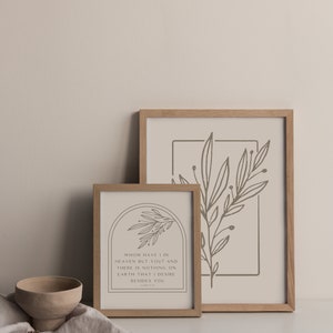 Psalm 73:25 | Set of 2 | Modern Bible Quote | Encouragement Bible Verse ...