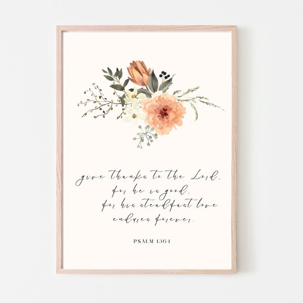 Psalm 136 - Etsy