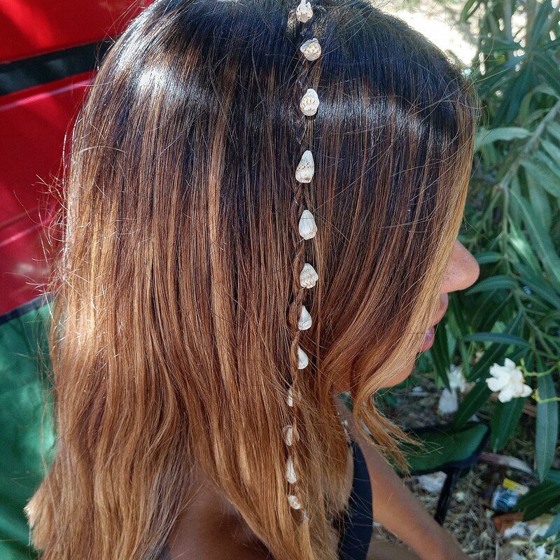 Sea Shell Hair Clips - Etsy