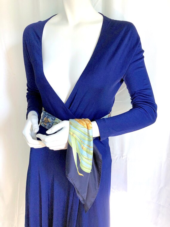 1970s HALSTON Haute Couture, Transitional Season Dres… - Gem