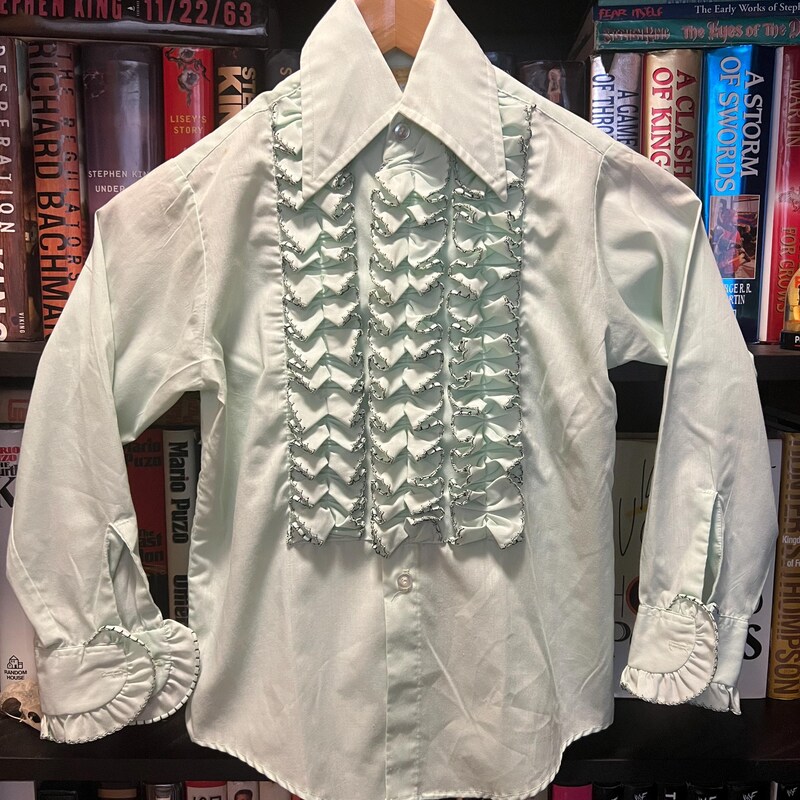 Ruffled Tuxedo Shirt - Etsy