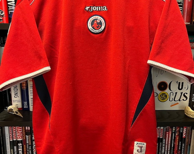 Joma Veracruz Tiburones Rojos Mexico Soccer Football Home Jersey ...
