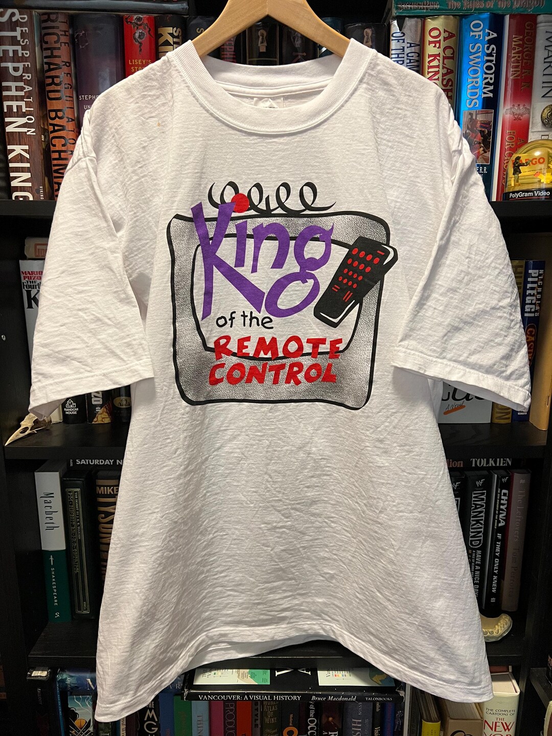 Vintage 1990s King of the Remote Control Funny Comedy Parody Boomer ...