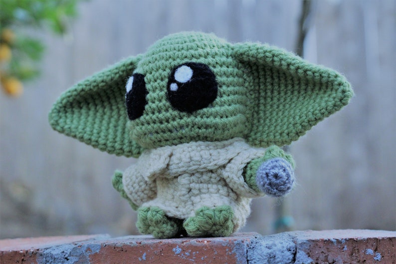 Grogu Amigurumi Pattern, Crochet Grogu Pattern, Baby Yoda Amigurumi ...