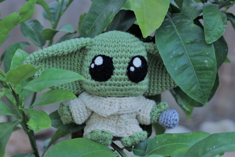 Grogu Amigurumi Pattern Crochet Grogu Pattern Baby Yoda - Etsy