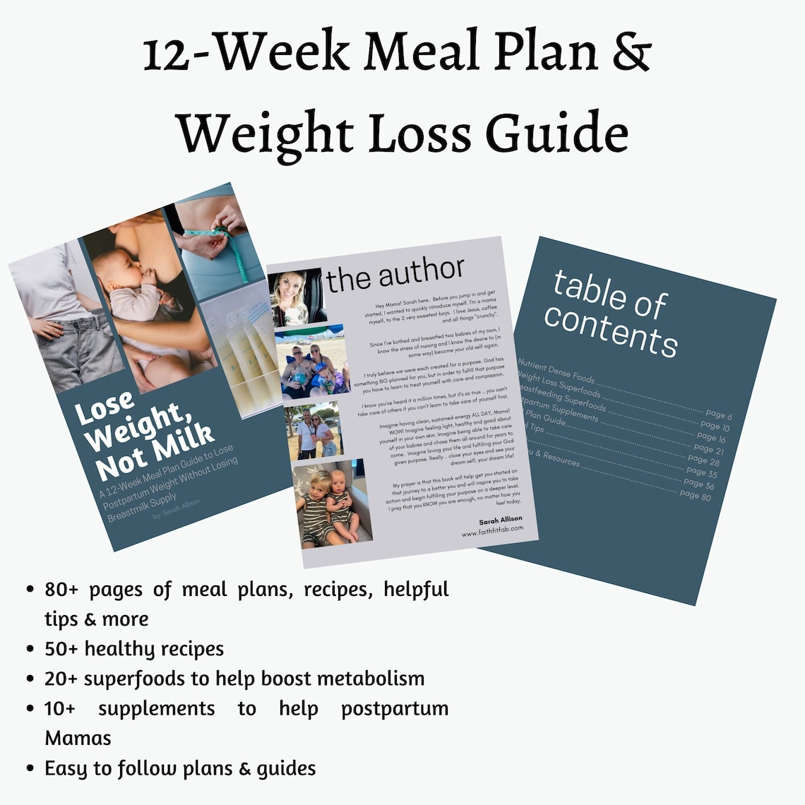 Meal Plan, Nutrition Guide, Meal Planner, Nutrition Journal, Weight ...