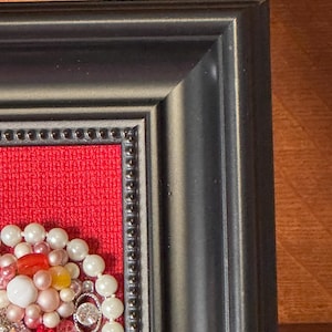 Unique and Elegant Framed Vintage Jewelry Heart Valentine Collage ...
