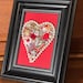 Unique and Elegant Framed Vintage Jewelry Heart Valentine Collage ...