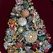 Beautiful Sparkling Framed Vintage Jewelry Collage Christmas Tree ...