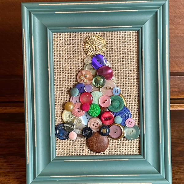 Canvas Button Art - Etsy