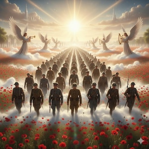Heaven's Soldiers Poem: Fallen Heroes Song - Etsy