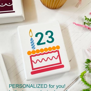 Birthday Mini Signs, Happy Birthday Tiered Tray Decor, Birthday Wishes ...