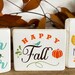 Colorful Fall Mini Signs Rustic Small Wood Signs for Fall - Etsy
