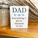 Father's Day Mini Wood Signs Rustic Mini Signs for Dad, Stepdad, Papa ...