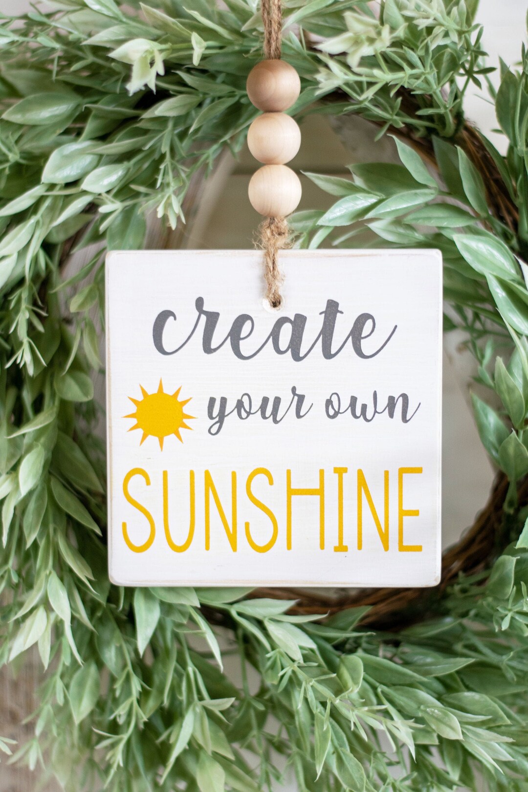 Create Your Own Sunshine Small Wood Sign, Farmhouse Inspired Sign With ...