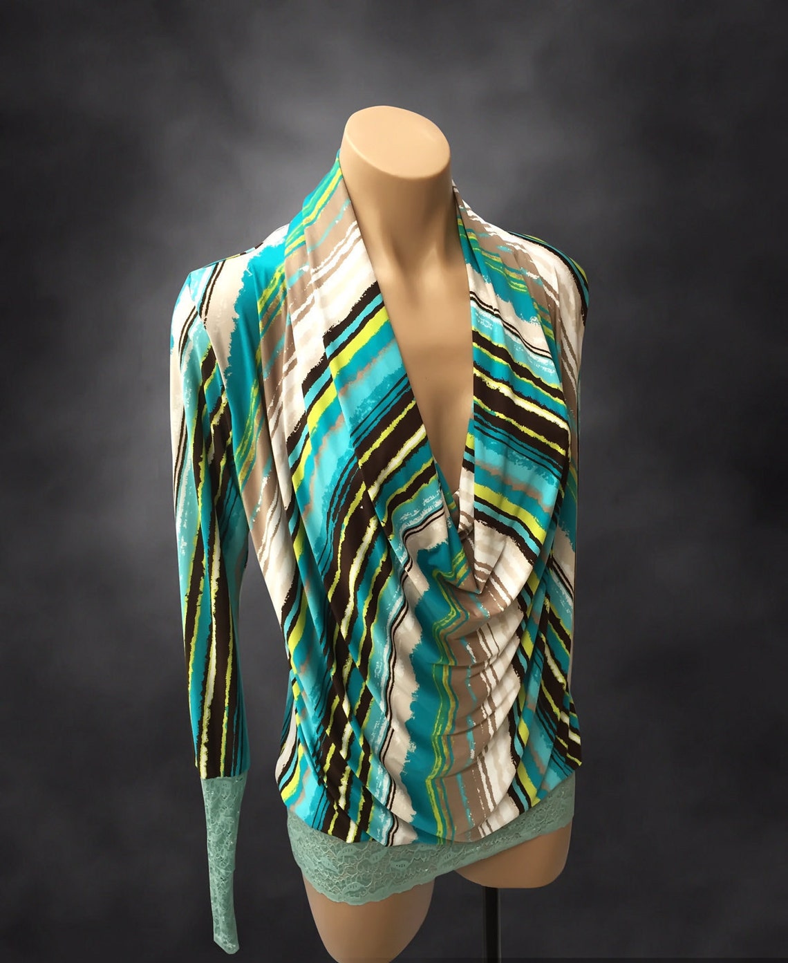 Stripper Dress Stripper Outfit Striped Dress Long Sleeve Etsy