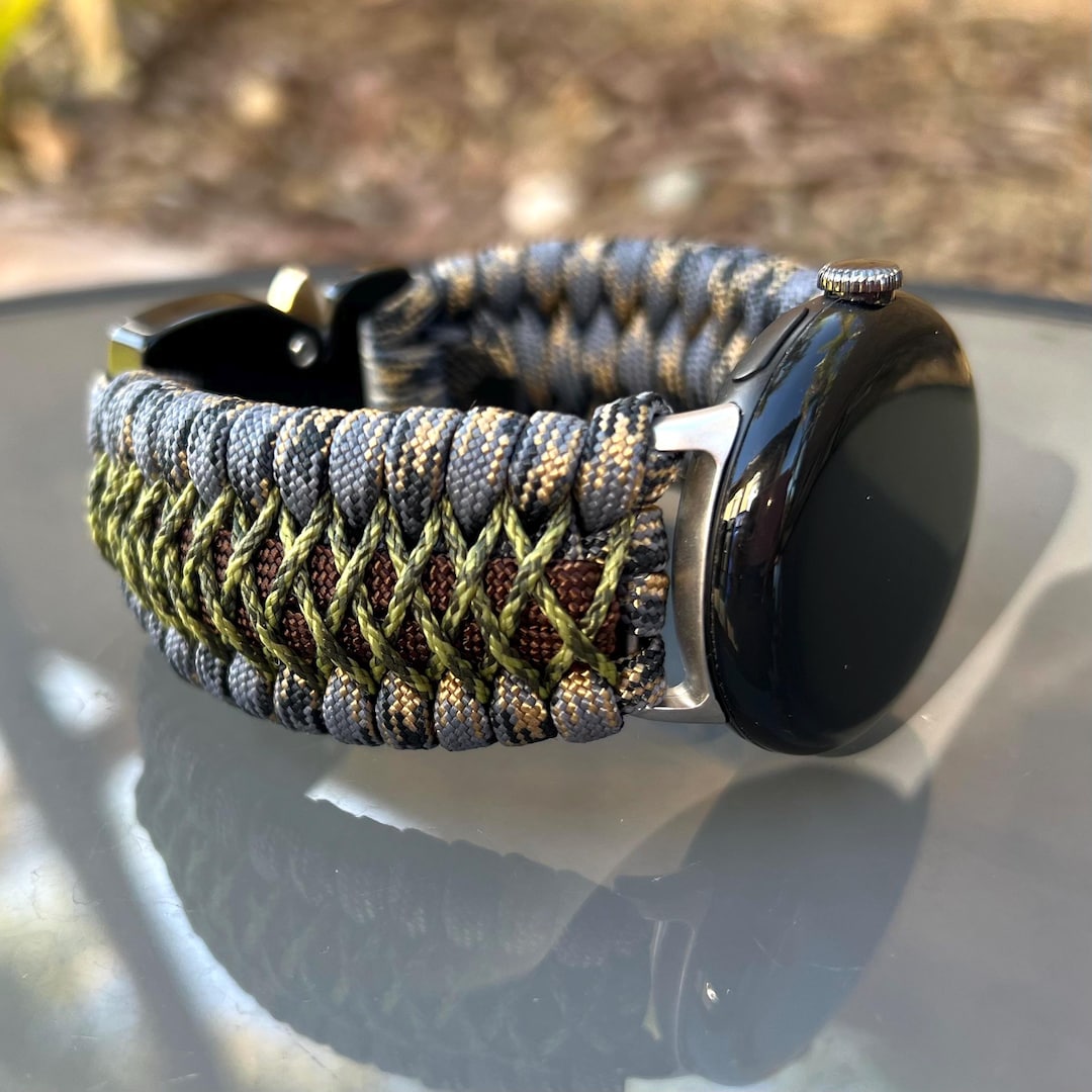 Personalized Paracord Watch Band, Google Pixel Watch, Handmade USA - Etsy
