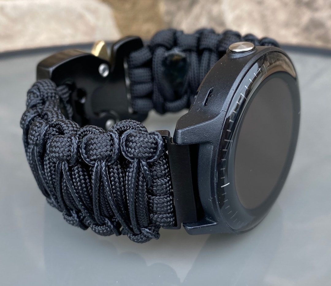 Personalized Paracord Watch Band for Garmin Venu, Venu 2, Venu 3, Venu ...