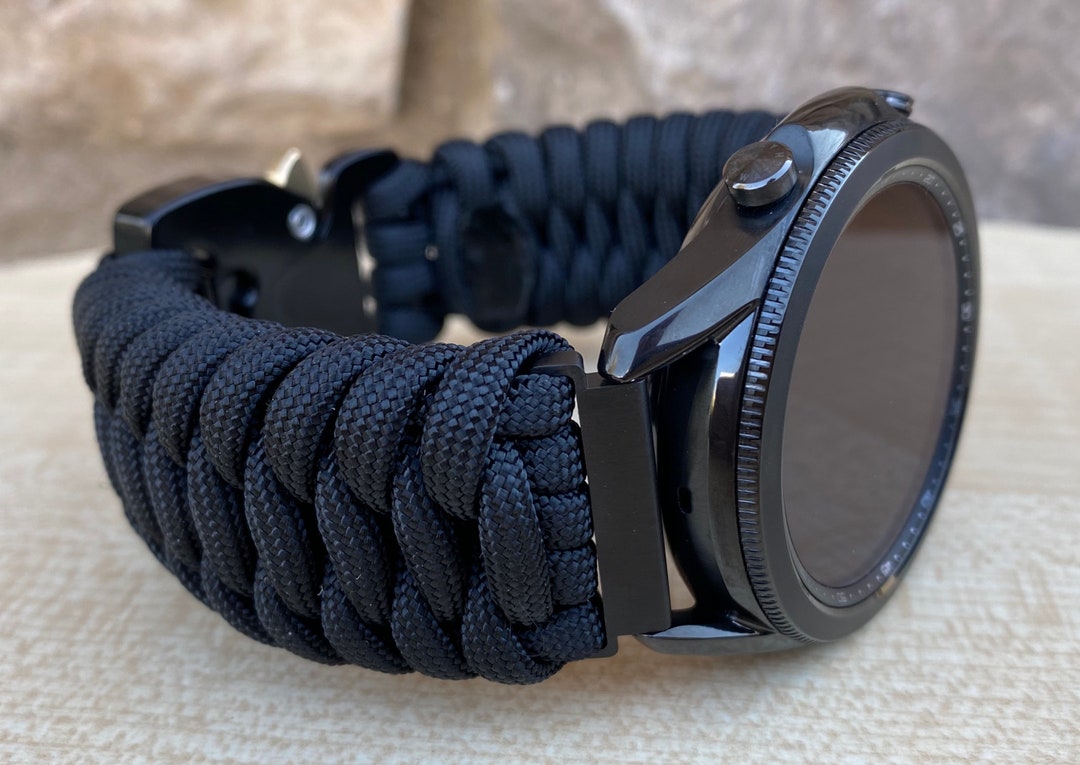 Personalized Paracord Watch Band Compatible With Samsung Galaxy Watch ...