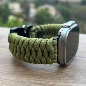 Personalized Paracord Watch Band for Apple Watch Series 1, 2, 3, 4, 5 ...