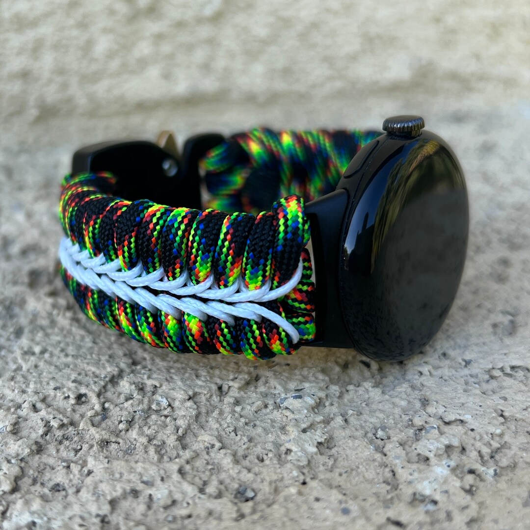 Personalized Paracord Watch Band for Google Pixel Watch and Pixel Watch ...