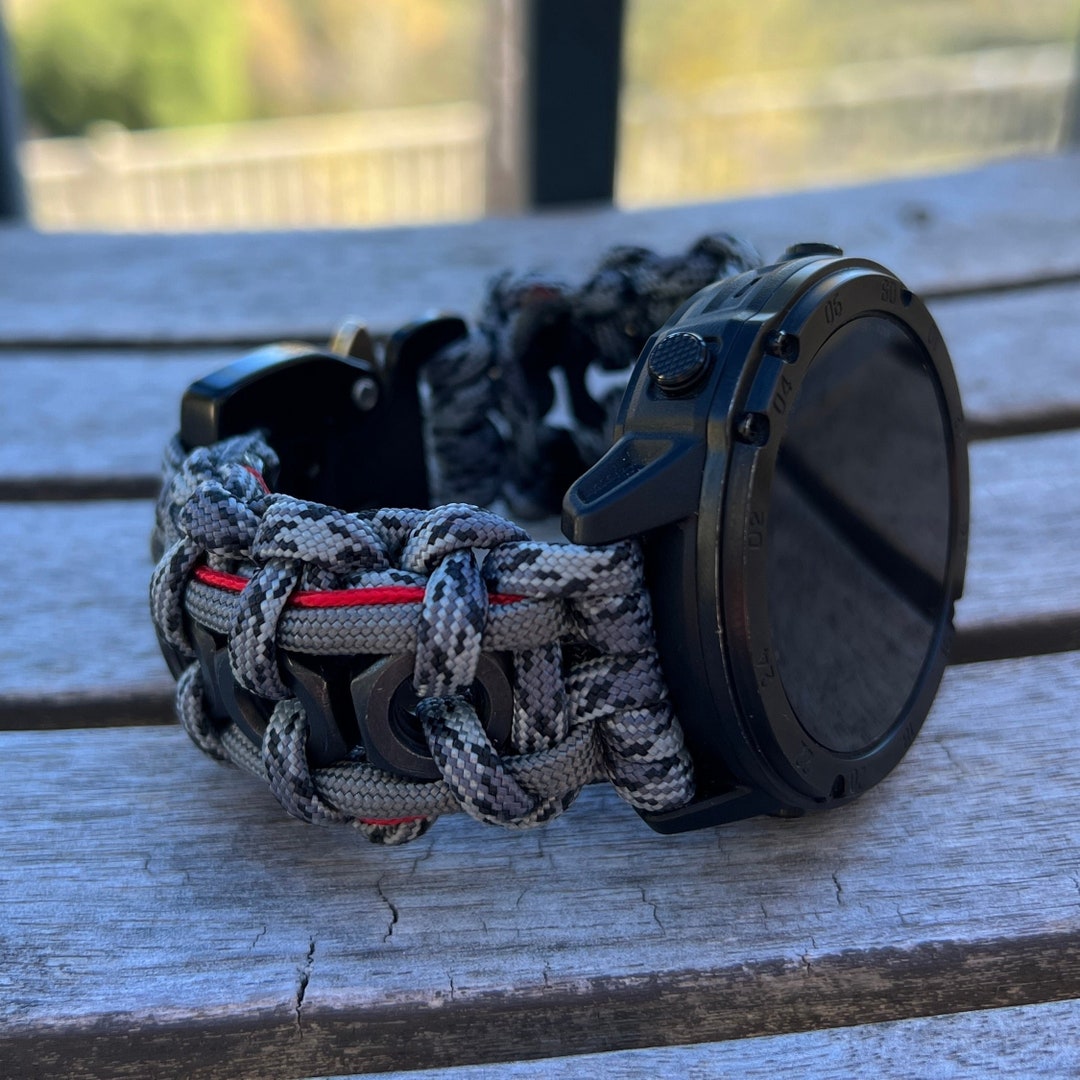 Paracord Watch Band for Garmin Watch 20mm, 22mm, and 26mm (watch Not ...