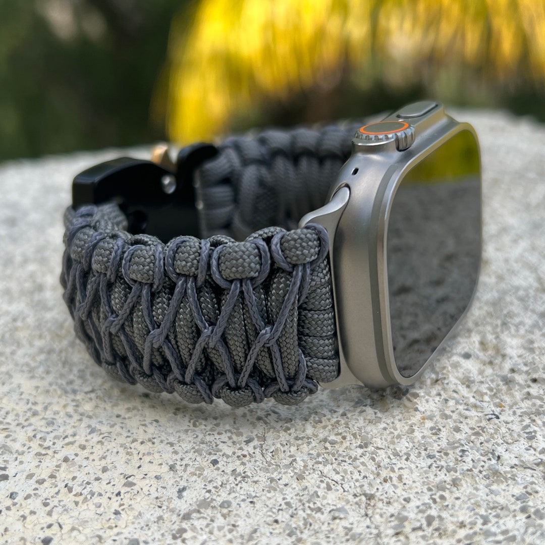 Personalized Paracord Watch Band for Apple Watch Series 1, 2, 3, 4, 5 ...
