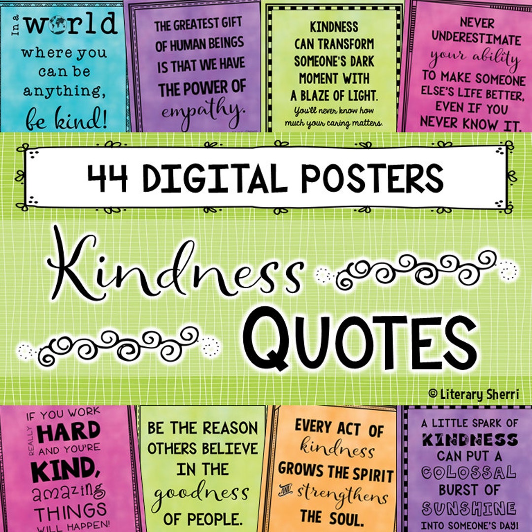 Kindness and Compassion Quotes - Banners - Etsy