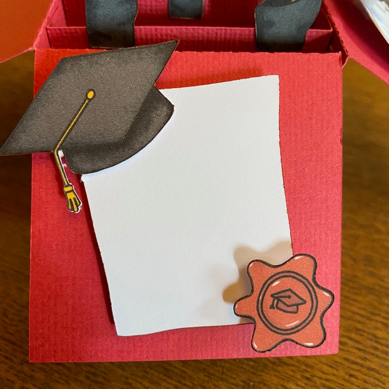 Graduation Explosion Card 3D Printable Template for Manual - Etsy