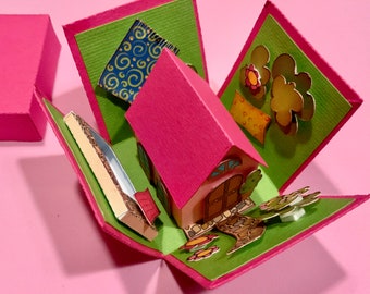 Baby Boy Explosion Box Template for Manual and Cutting | Etsy