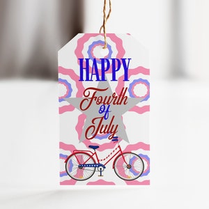 July Fourth Gift Tag, 4th of July Gift Tags, Independence Day Tags - Etsy