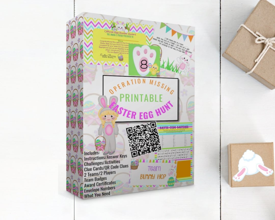 Easter Egg Hunt, Easter Party Games, Easter Egg Hunt Clues - Etsy