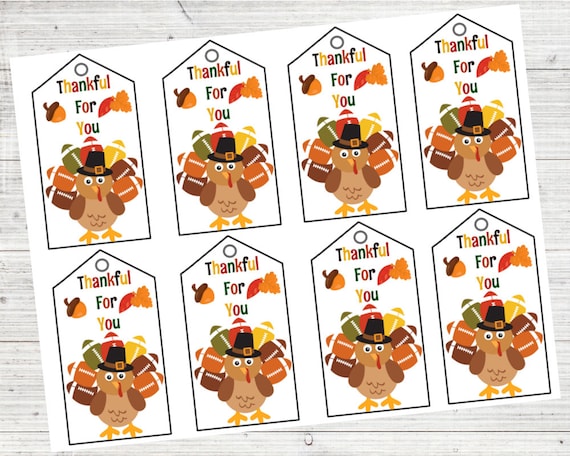 Thanksgiving Favors / Gift Tags / Treat Bags / Favor Tags ...